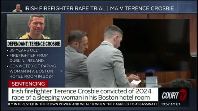 Terence Crosbie sentencing updates as Irish firefighter jailed for up ...