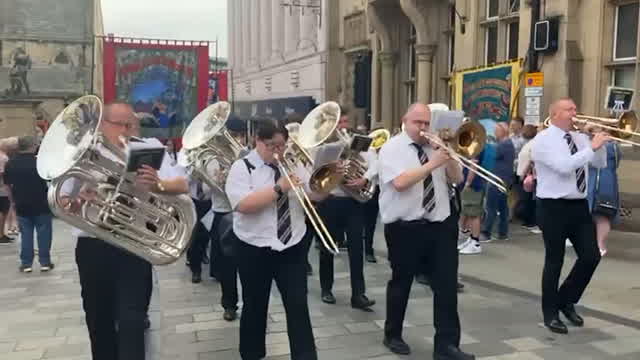 Durham Miners' Gala in full swing as crowds gather for speakers - live ...
