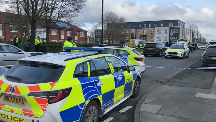 Armed police in Kenton: Road now open after officers deal with incident ...