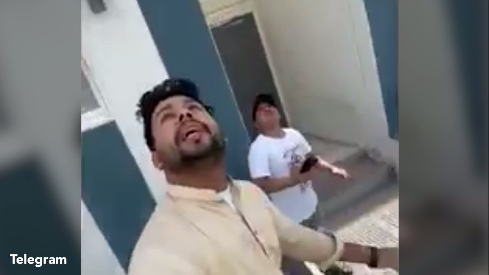 Terrifying moment Iranian missile crashes into Qatar street as ...